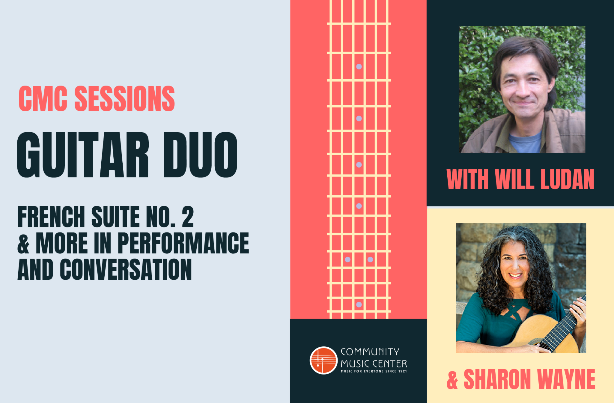 CMC Sessions: Guitar Duo - French Suite No. 2 and More in Concert and ...